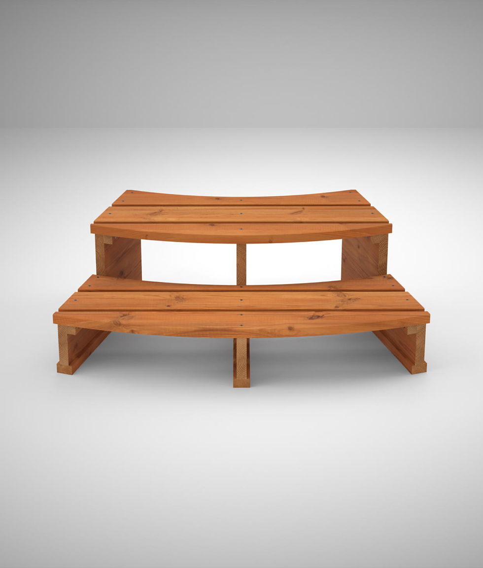 Hot tubs steps from Skargards - spa steps - Skargards Hot Tubs